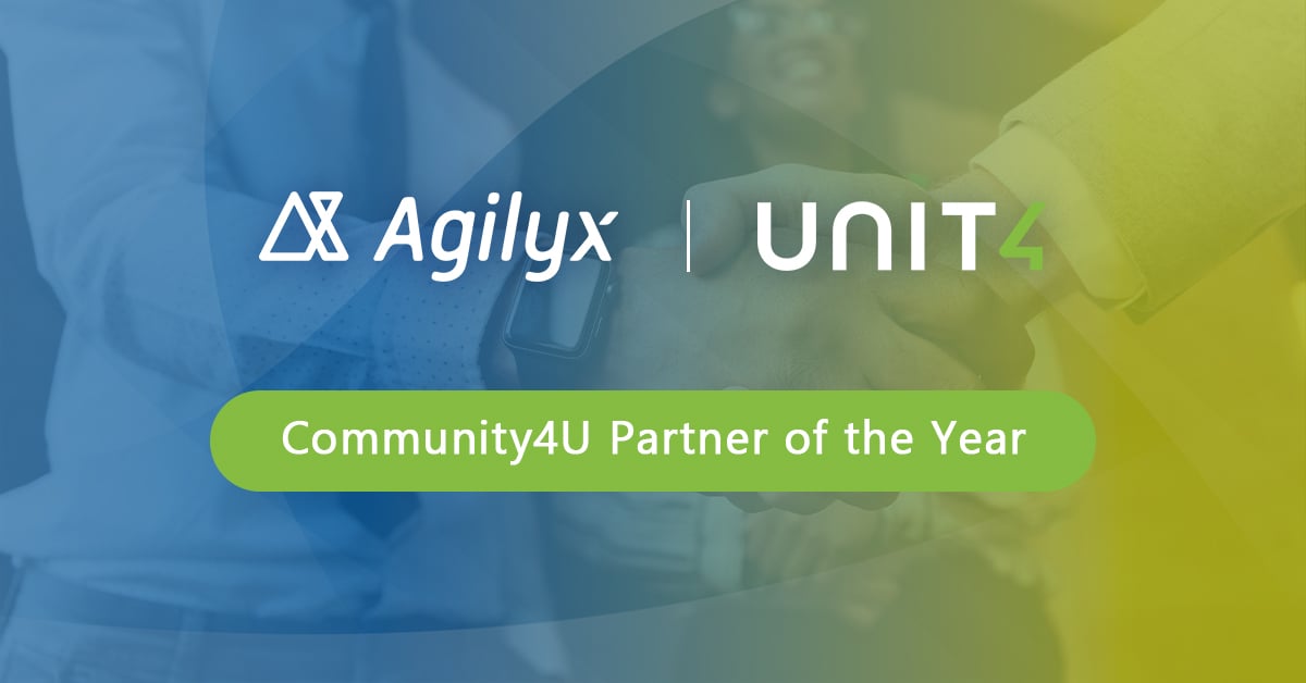 Agilyx Group wins Unit4 community partner of the year award